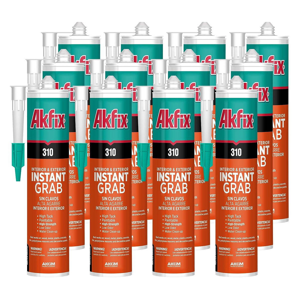 Akfix 310 Instant Grab Adhesive 10.5 Oz/310Ml