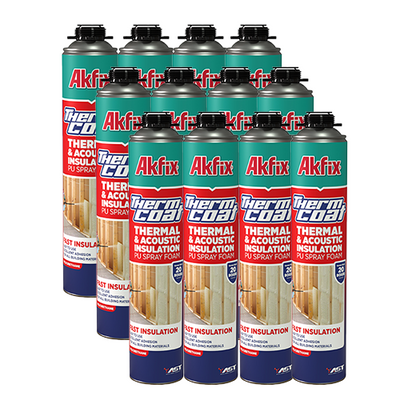 Akfix Thermcoat Insulation & Acoustic Professional Foam 28.7 Oz / 850Ml ...