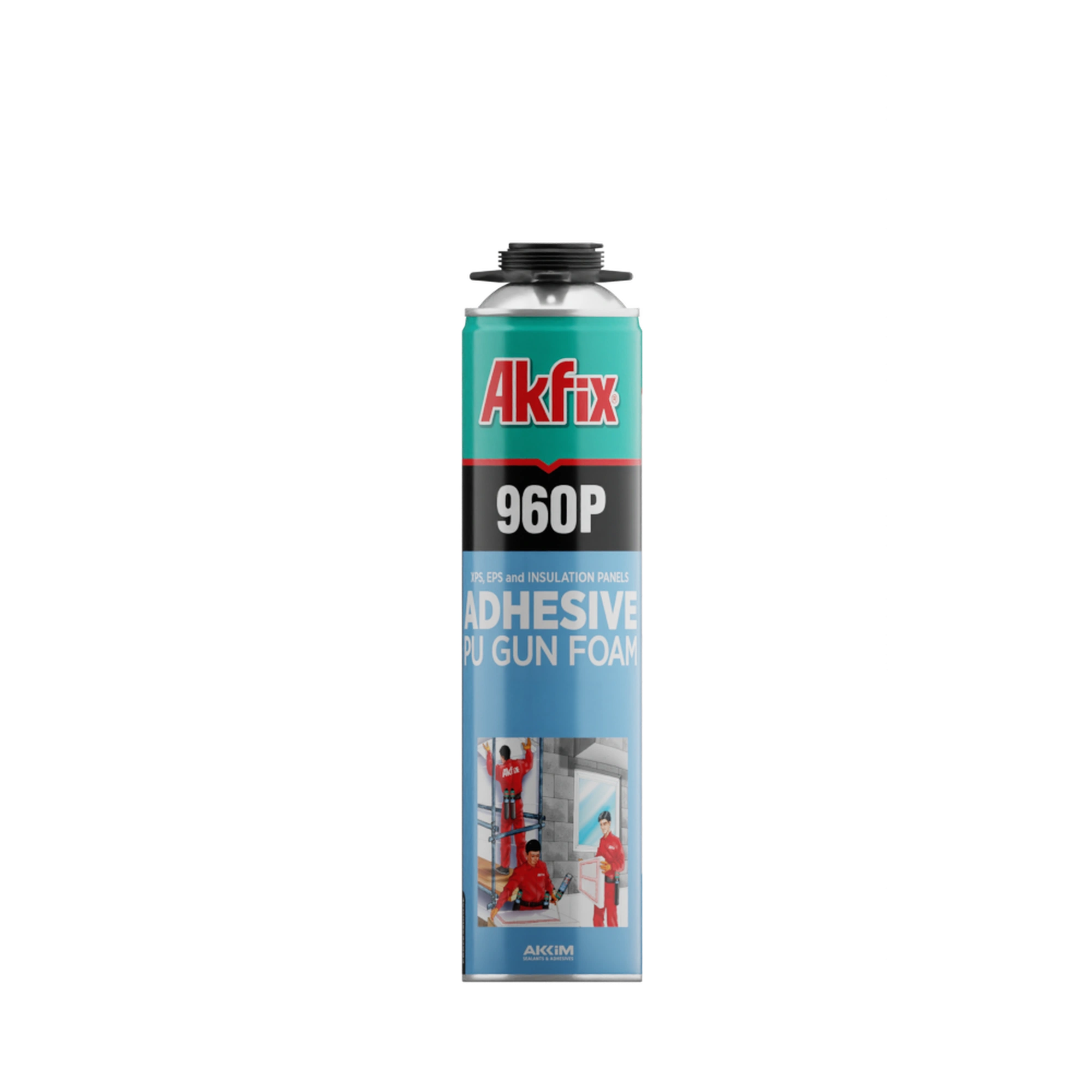 Akfix 960P Adhesive PU Gun Foam | High-Yield Construction Adhesive