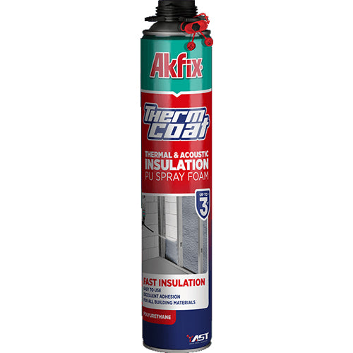 Akfix Thermcoat Insulation & Acoustic Professional Foam 28.7 Oz / 850Ml ...
